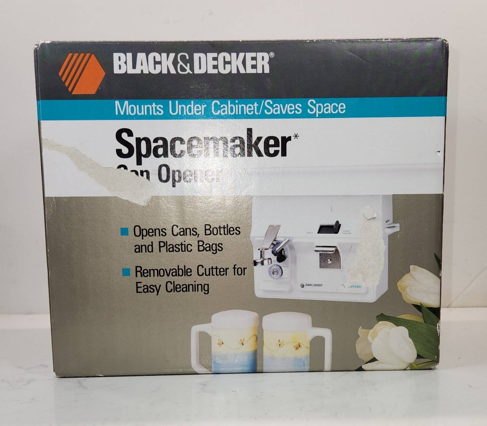 NOS SEALED Black & Decker Spacemaker Can Opener EC60G NEW 50875502727 | eBay