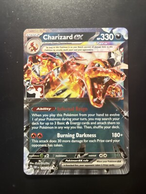 STAMPED Charizard ex 125/197 Promo Pack Pokemon Play! Prize Pack Series ...