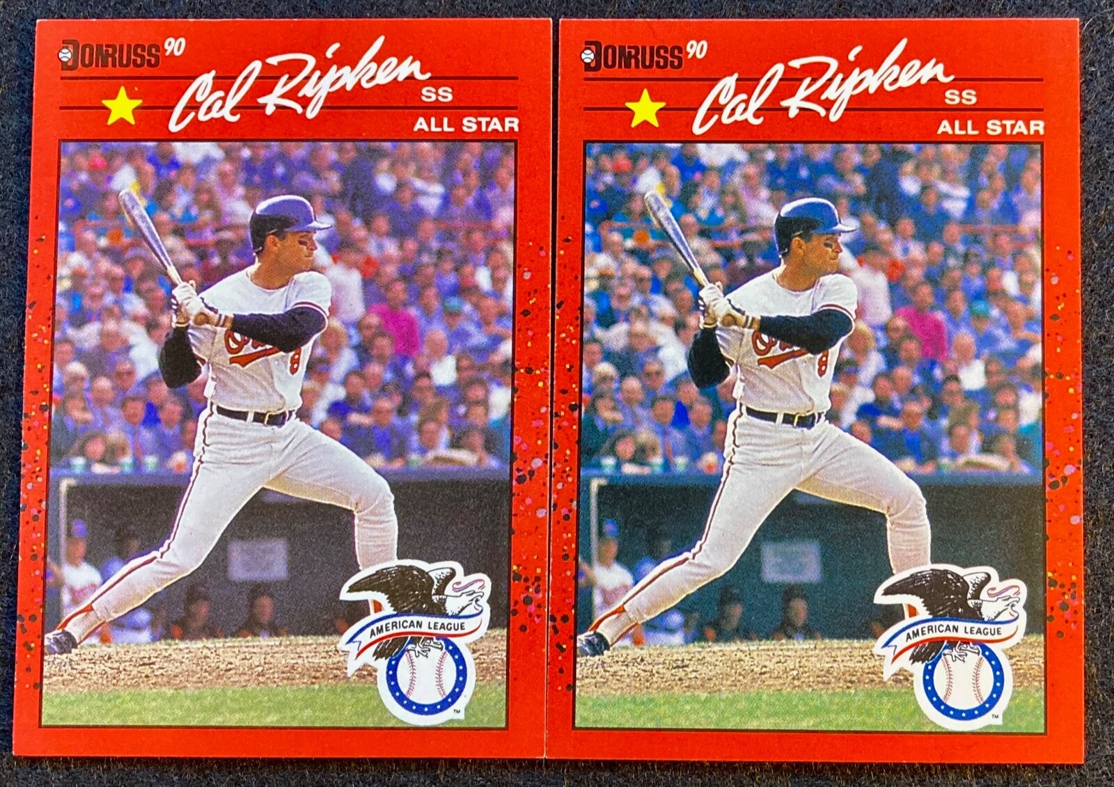 1990 Donruss #676 Cal Ripken All Star 2 Errors and Corrected | eBay
