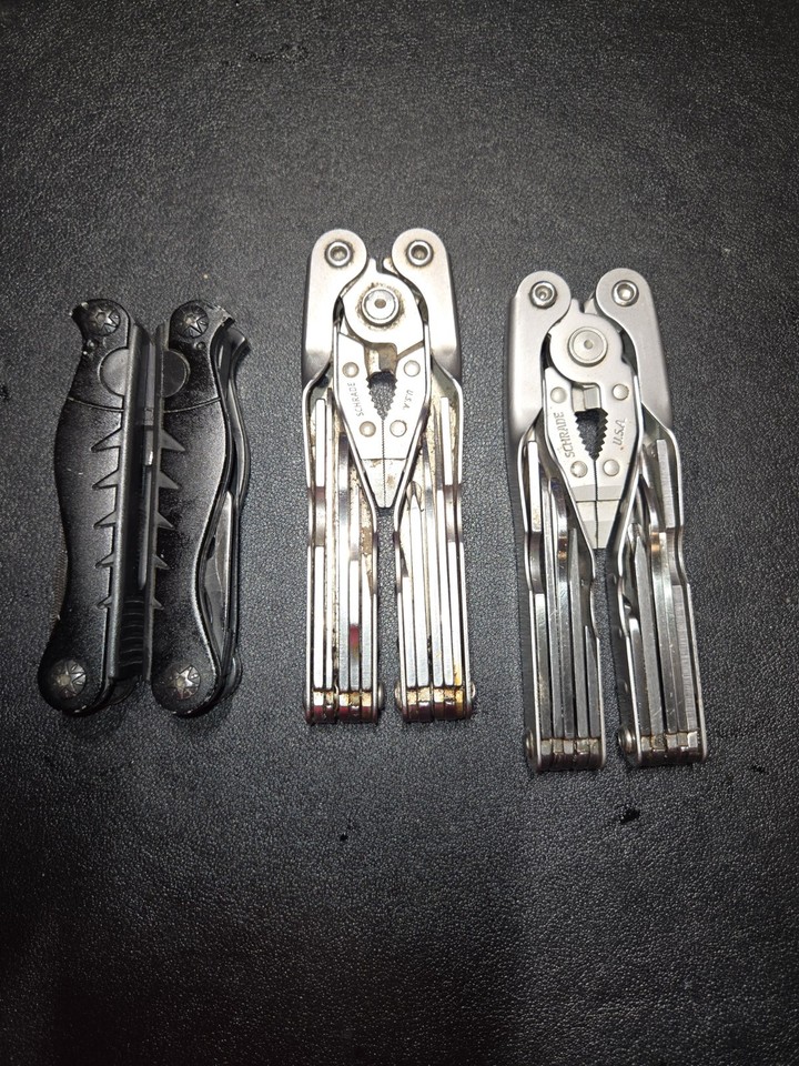 Schrade Knife Lot Of 17 Knives And Multi Tools | eBay