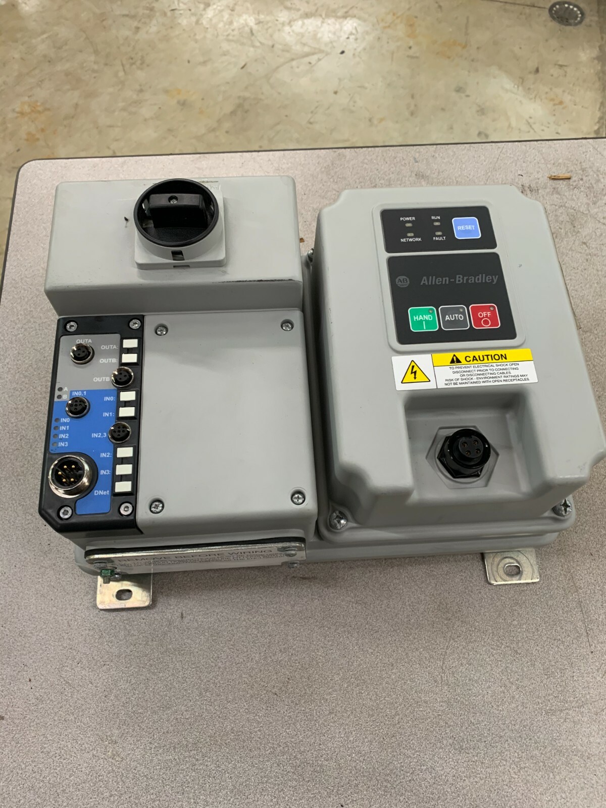 NEW NO BOX ALLEN-BRADLEY ARMORSTART DRIVE AND BASE 280D-F12Z-10C-CR-3 ...