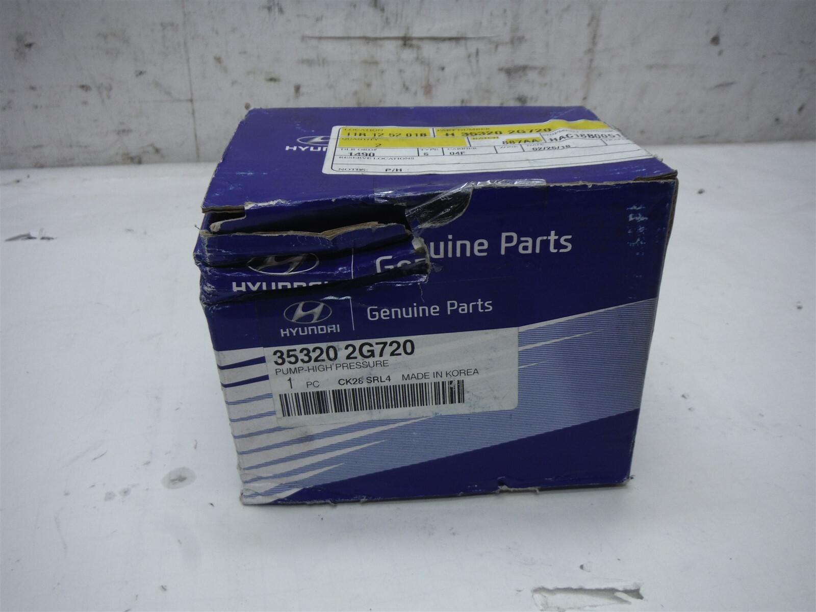 2012-2014 HYUNDAI SONATA SANTA FE FUEL PUMP HIGH PRESSURE 35320 2G720 ...