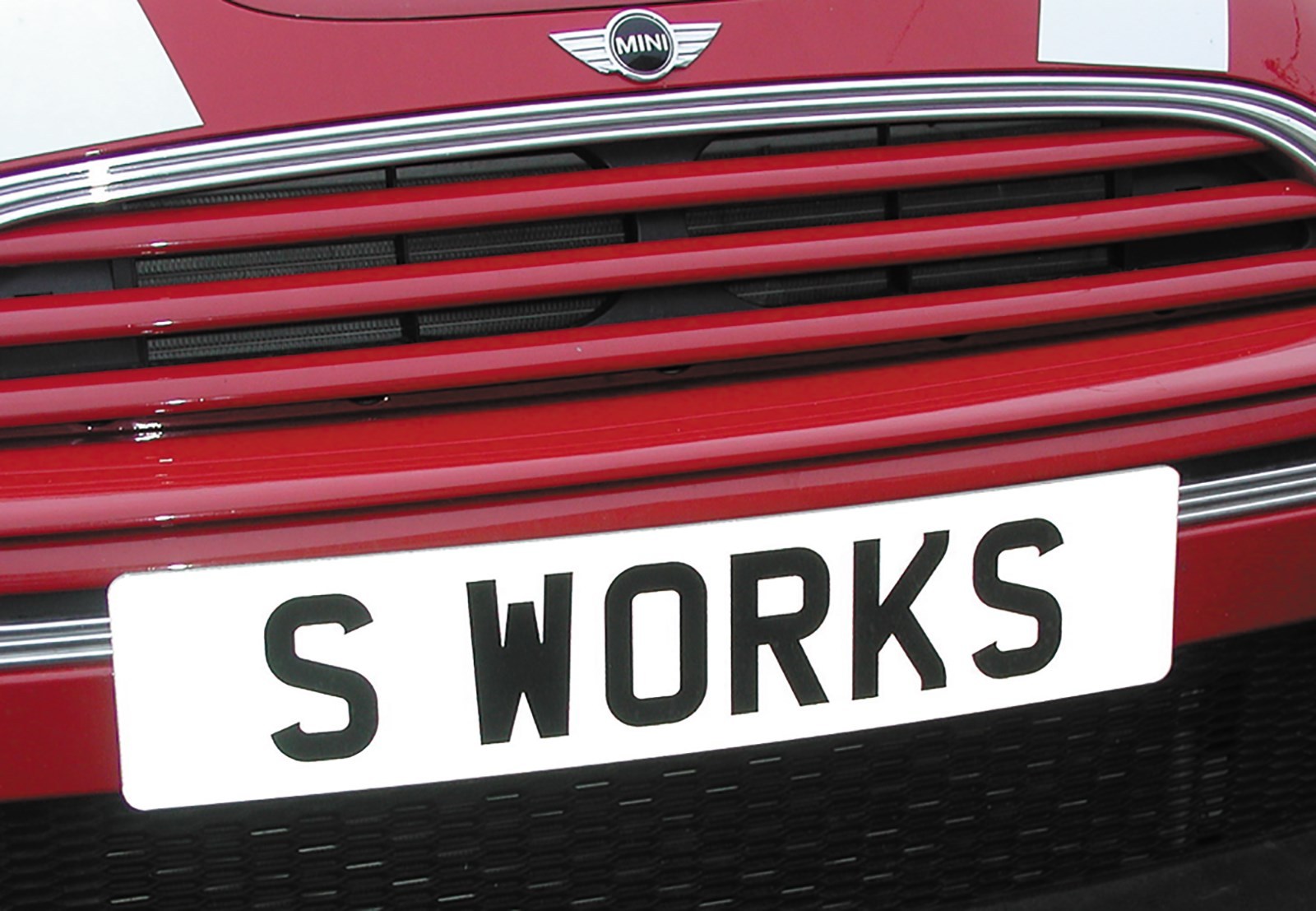 British license plate (custom made) white reflective made to your ...