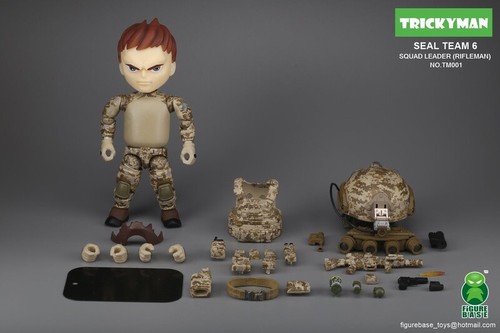 FigureBase TM001 Trickyman SEAL Team6 Squad Leader Rifleman 5"Action ...