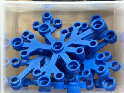LEGO Parts - Blue Plant Leaves 6 x 5 - No 2417 - QTY 5 | eBay
