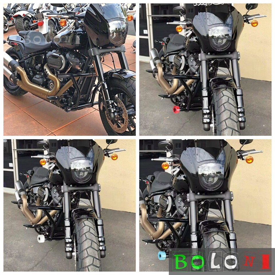 Highway Crash Bar for Harley Softail Street Bob FXBBS Low Rider FXLR ...