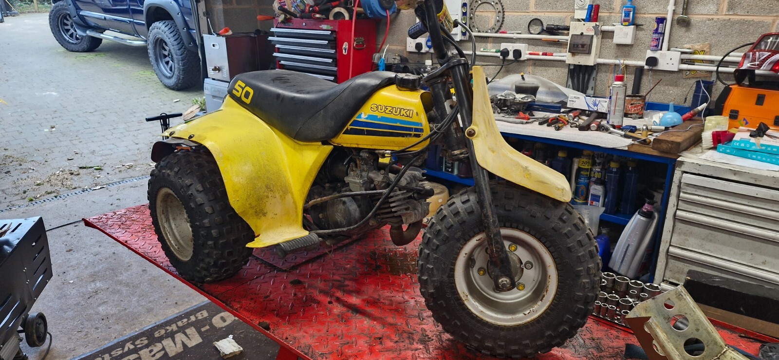 1983 Suzuki Alt 50 Trike Survivor Original Project Kids Trike - Bike Years - 1980s