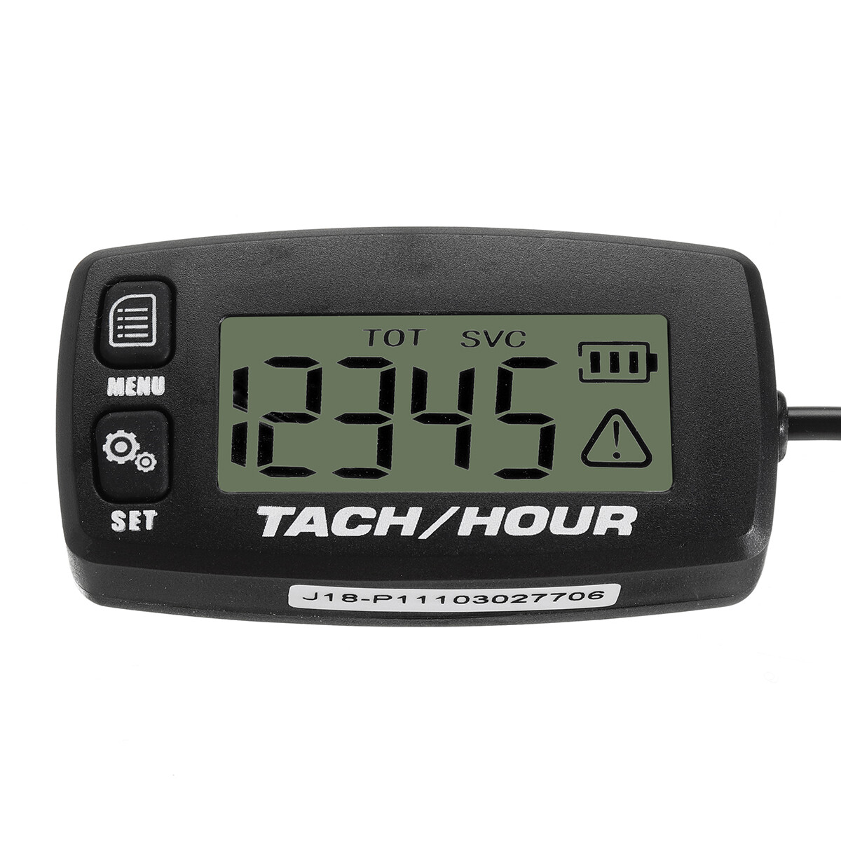 Waterproof Digital Tach Hour Meter Tachometer For 2/4 Stroke Gas ...