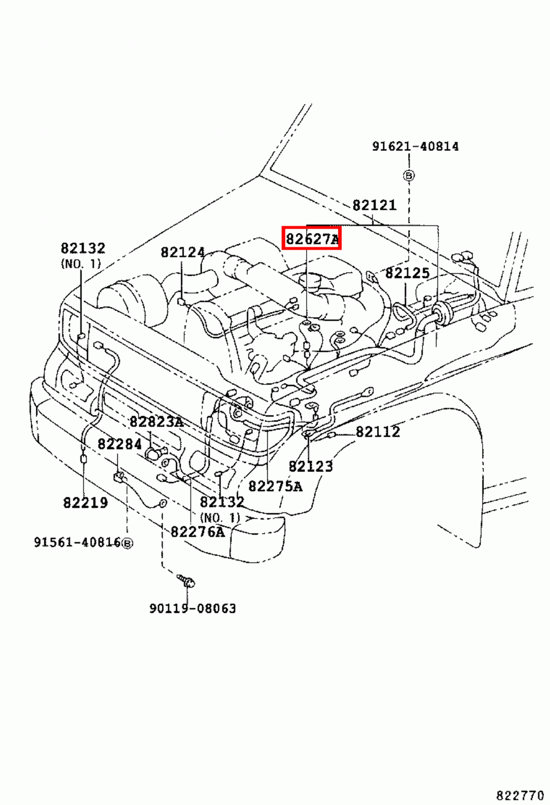 Genuine Toyota LandCruiser BJ75 BJ73 BJ70 3B 3.4 Diesel Fusible Link ...