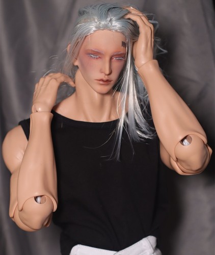 1/3 BJD Doll Boy Uncle Man Male Resin Ball Joints Body Eyes Face Make ...
