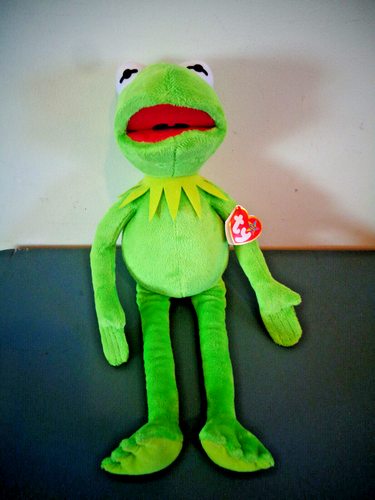 TY MUPPETS KERMIT THE FROG BEANIE BUDDIES PLUSH W/TAGS 16" | eBay
