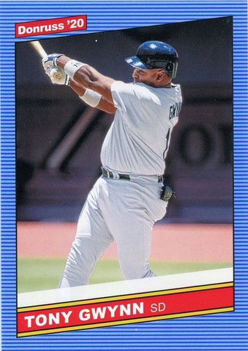 2020 Panini Donruss Baseball Retro 1986 Tony Gwynn San Diego Padres ...