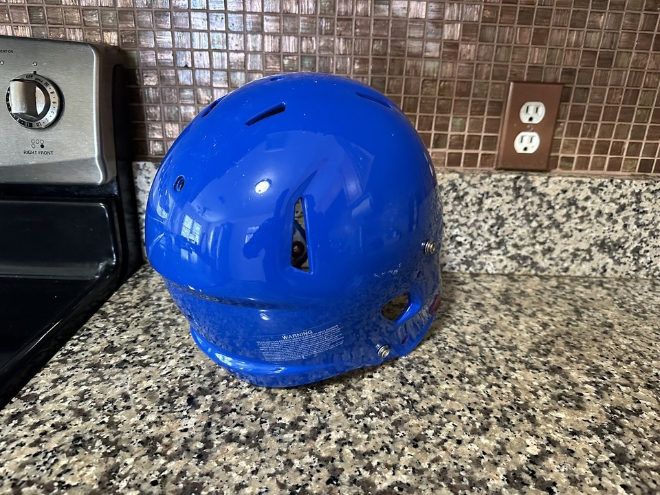 Riddell Revo SPEED Football Helmet - Blue SHELL ONLY Adult Large | eBay