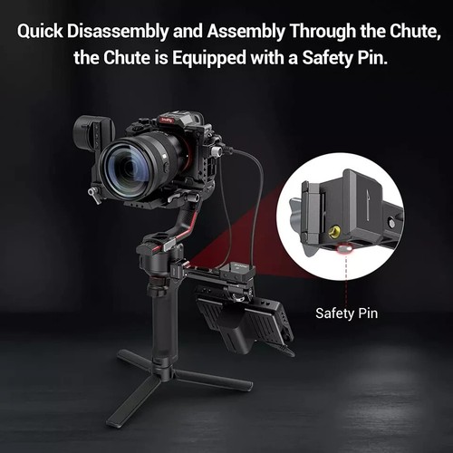 SmallRig Adjustable Monitor Mount for Select DJI & Zhiyun Handheld ...