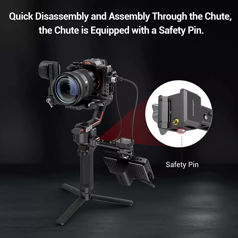 SmallRig Adjustable Monitor Mount for Select DJI & Zhiyun Handheld ...
