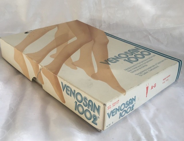 Venosan 1000 Nude Compression Leg Medical Stockings Open Toe Large A-G ...