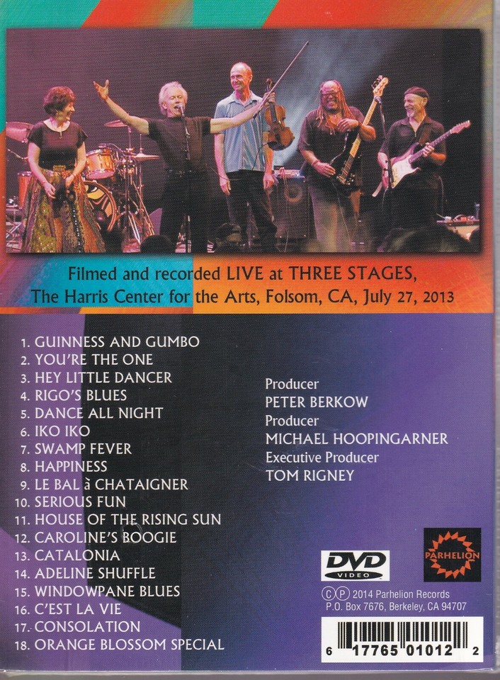 DVD: TOM RIGNEY & FLAMBEAU - Swamp Fever: Live At Three Stages (NEW ...