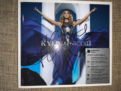KYLIE MINOGUE - APHRODITE - LIMITED HAND SIGNED AUTOGRAPHED EXPERIENCE ...