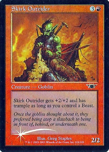 MTG - Legions - Skirk Outrider - 2X - Foil - NM | eBay