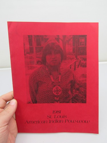 1981 St Louis American Indian Pow-wow Program Booklet Pamphlet Vintage ...