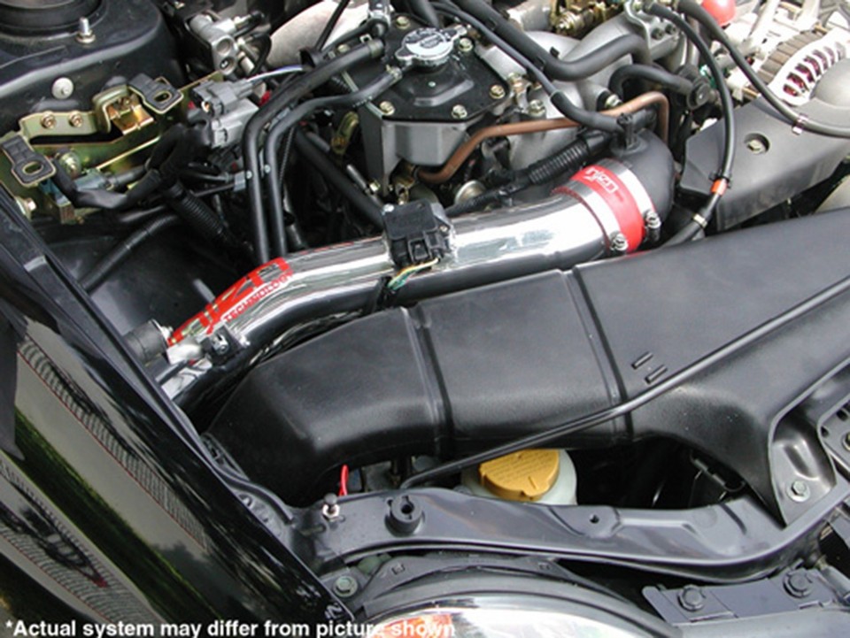 Injen 02-06 WRX (No Wagon) / 04 STi Wrinkle Red Cold Air Intake ...