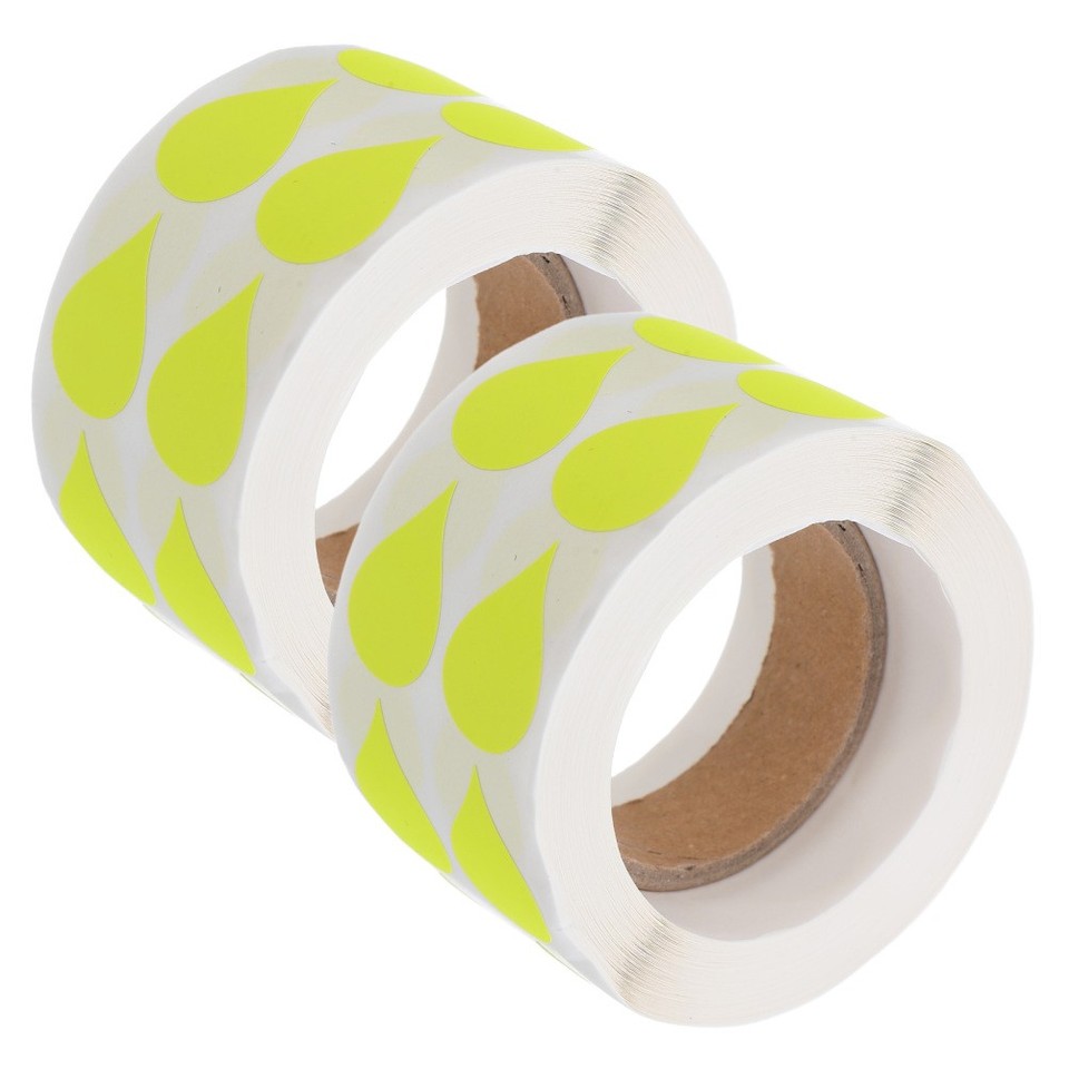 2 Rolls Writable Fluorescent Stickers Adhesive Labels For Kitchen | eBay