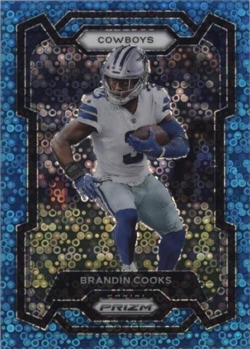 2023 Panini Prizm - Brandin Cooks #71 No Huddle Blue Prizm /95 for sale ...