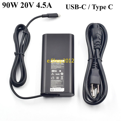 90W USB-C Power Adapter Charger for Dell Precision 5550 5560 5570 5750 ...