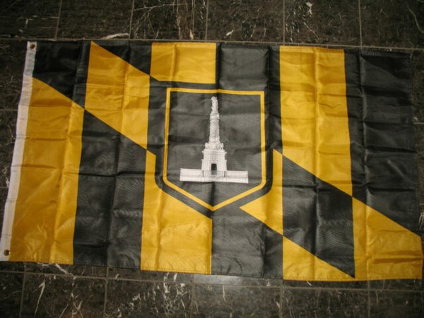3x5 City of Baltimore Double Sided 2ply Sewn Flag 3'x5' House Banner ...