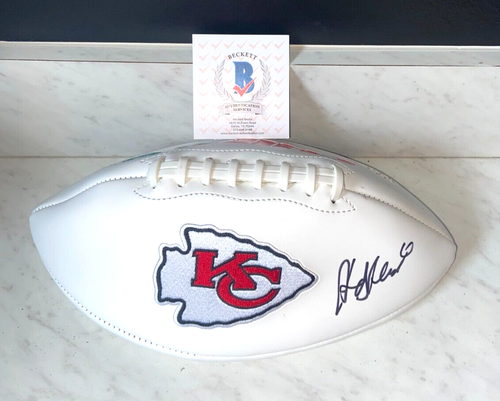COACH ANDY REID SIGNED KANSAS CITY CHIEFS NFL LOGO FOOTBALL SUPER BOWL ...