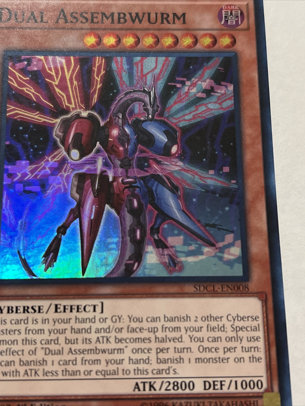 Yu-Gi-Oh! TCG Dual Assembwurm Structure Deck: Cyberse Link SDCL-EN008 ...