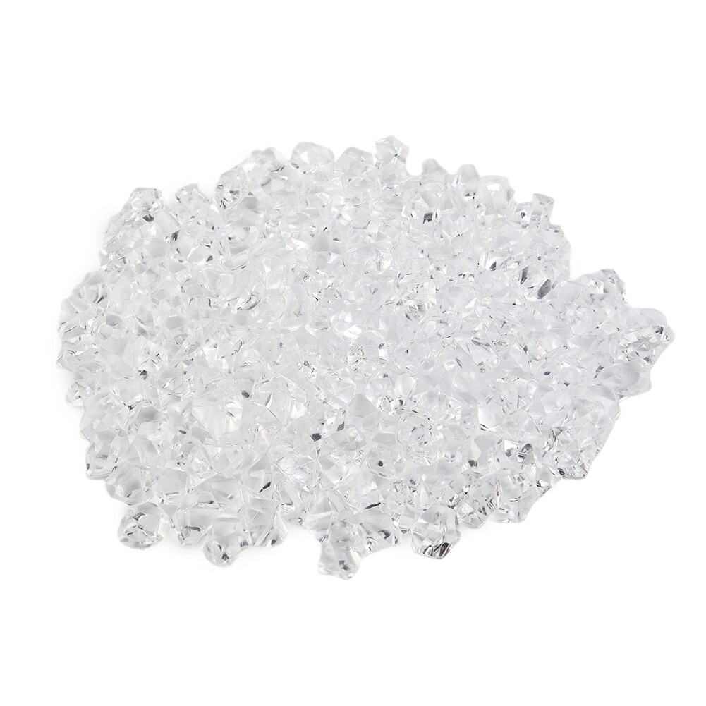 1000pcs Transparent Acrylic Ice Rock Crystal Stones for Aquarium Decor ...