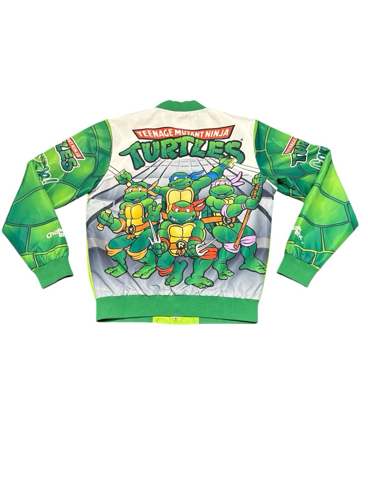 Chalk Line Teenage Mutant Ninja Turtles TMNT Nickelodeon Satin Bomber ...