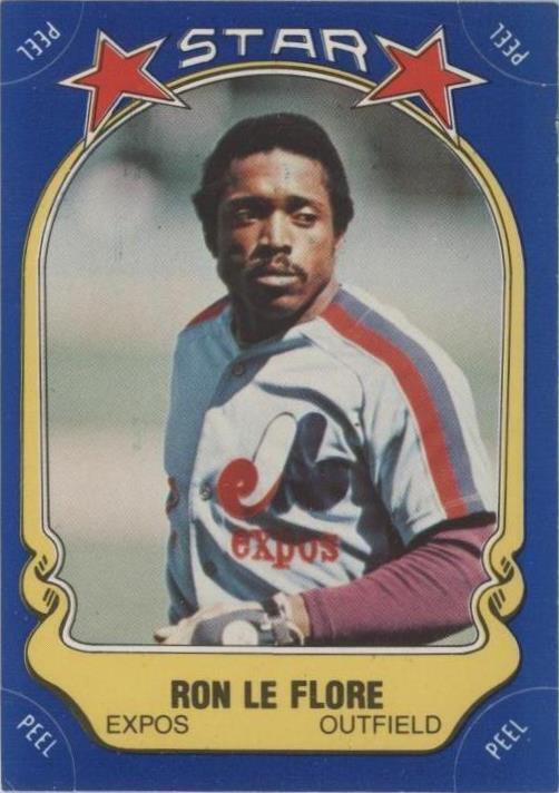 1981 Fleer Star Stickers - Ron LeFlore #2 for sale online | eBay