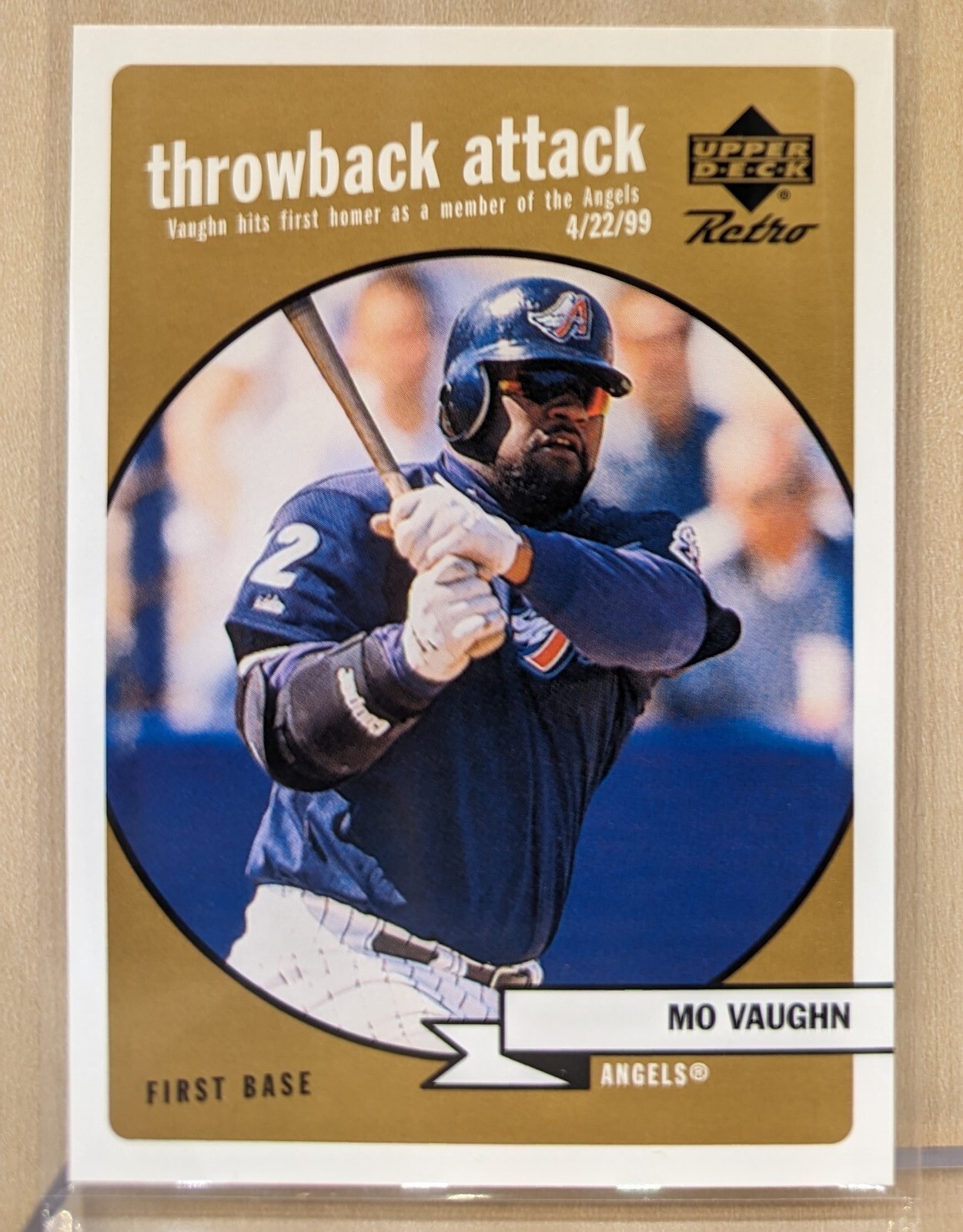 1999 Upper Deck Retro THROWBACK ATTACK #10 Mo Vaughn RARE LEVEL 2 PARALLEL /500 | eBay
