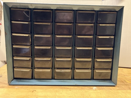 Vintage 30 Drawer Metal Small Parts Storage Organizer Cabinet Bin | eBay