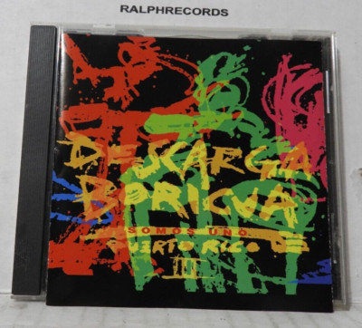 DESCARGA BORICUA (SOMOS UNO PUERTO RICO) 1998 (RMM) SALSA CD EX/EX ...