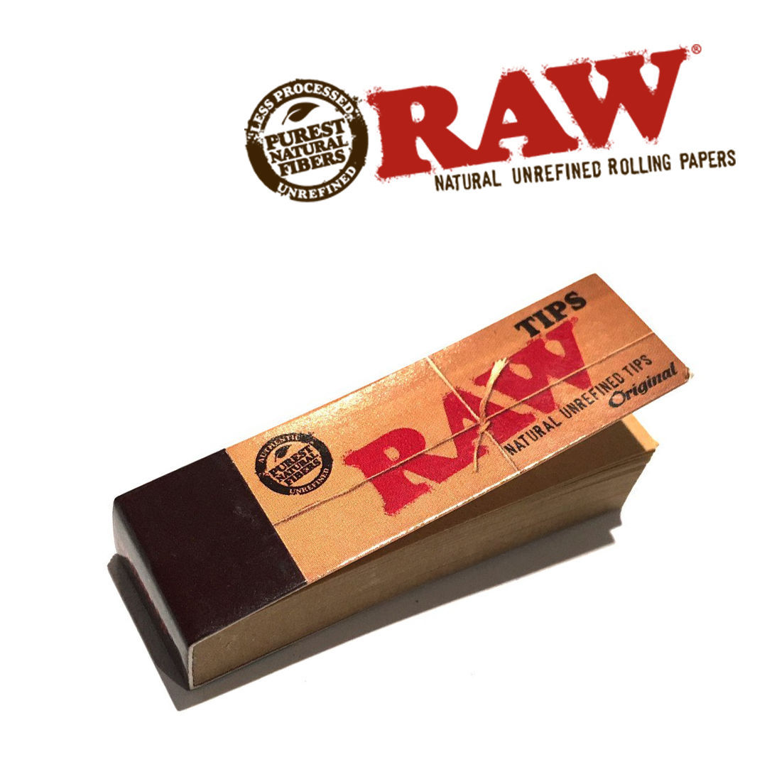 2x Raw Filter Rolling Tips | Chlorine free Unrefined Card Books Rollie ...