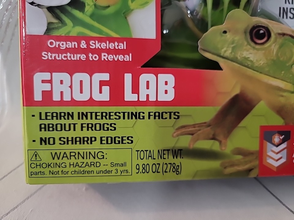 STEM Dissect-It Simulated Synthetic Lab FROG Dissection Toy Science ...