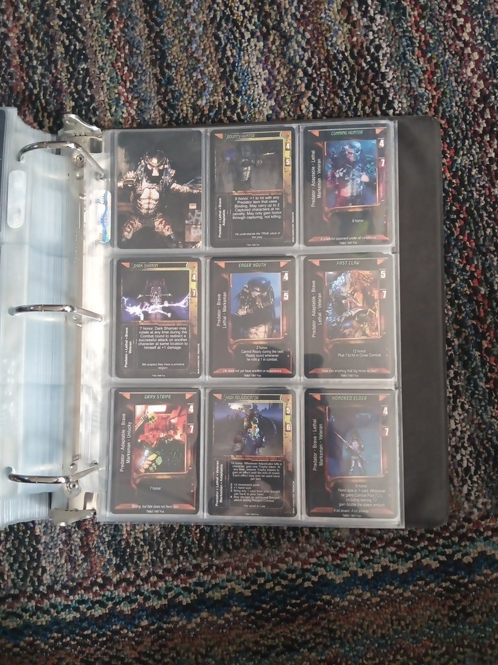 Alien Vs. Predator CCG Complete Set Premier & Resurrection + Promos NM ...