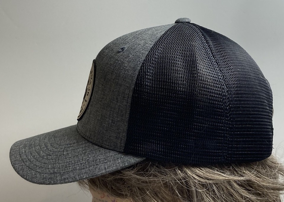 Hank Williams Jr. Boogie Bar Adjustable Hat Cap Charcoal/Black Mesh ...