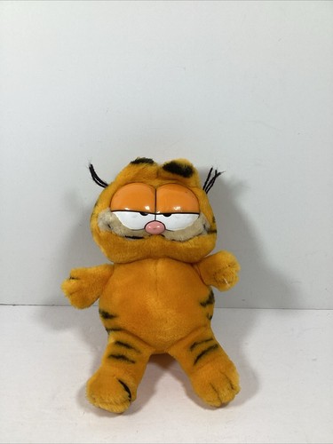 Vintage Garfield Plush 1981, Orange Stuffed Toy Cat 11", 1980's Cartoon ...