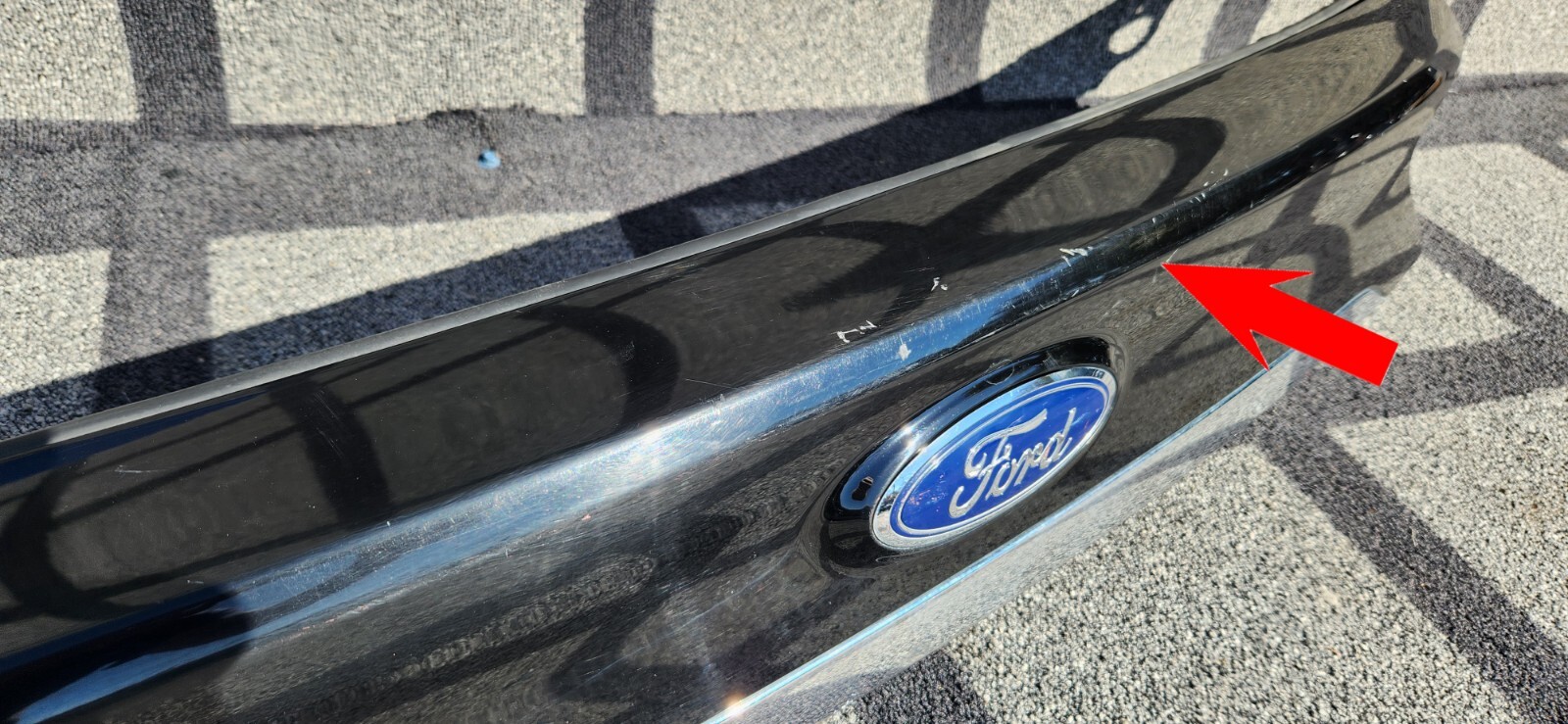 2019 2023 FORD EDGE LIFTGATE APPLIQUE BACK DOOR GARNISH MOULDING CAMERA ...