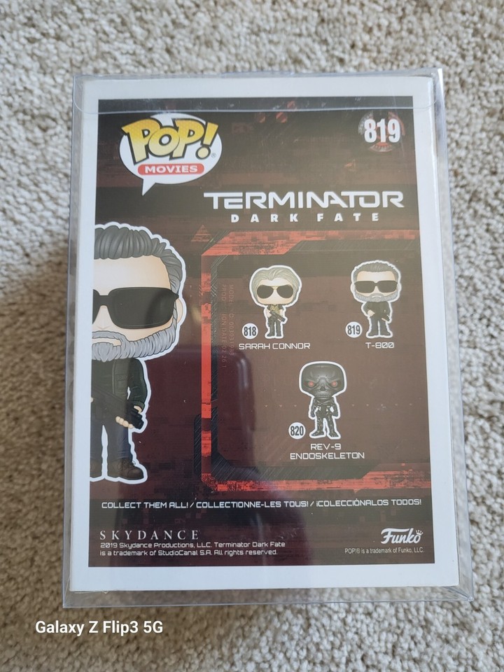 Funko Pop! Movies: Terminator Dark Fate - T-800 #819 ***BRAND NEW*** | eBay