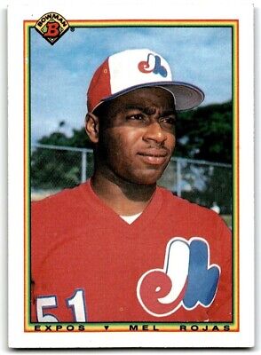 1990 Bowman Baseball Card Mel Rojas Montreal Expos #108 | eBay