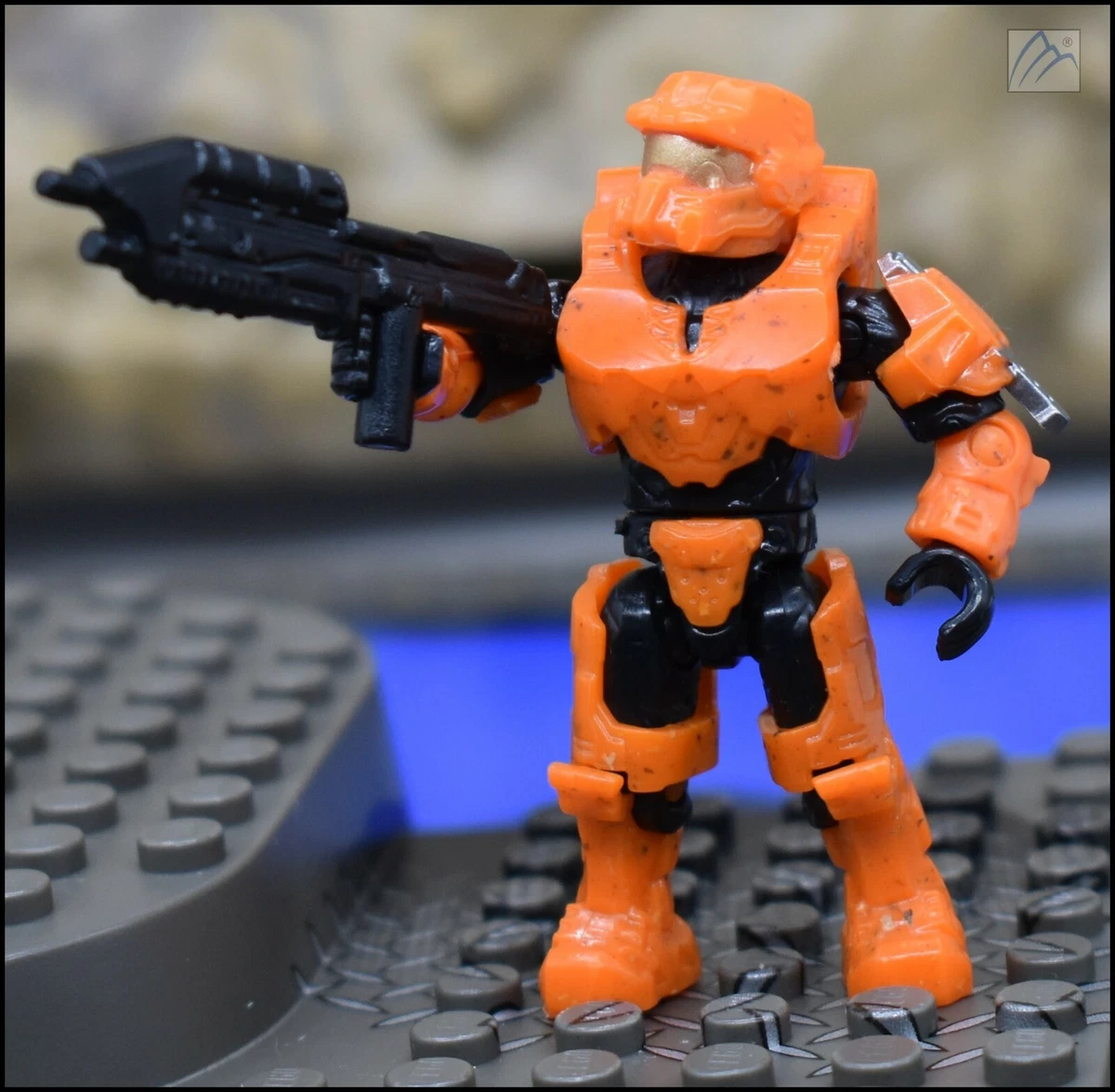 Halo Mega Bloks Orange Spartan