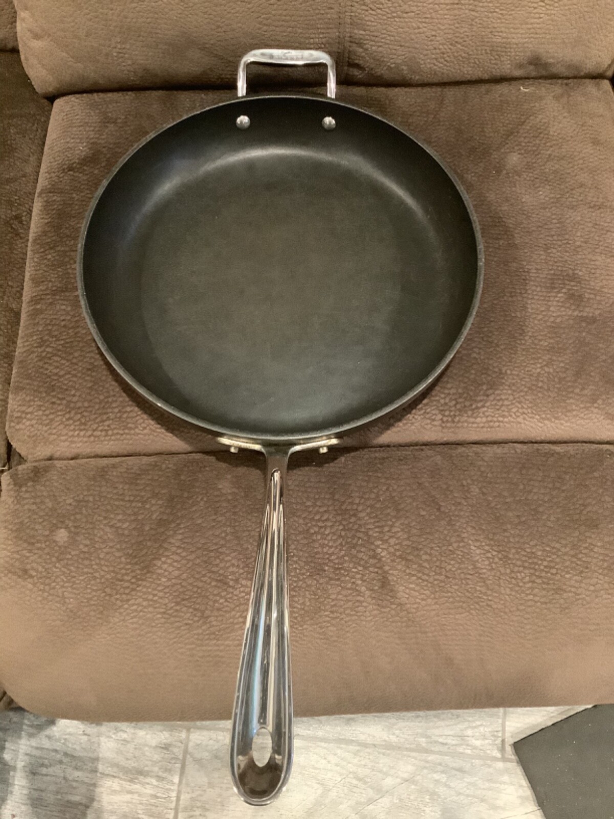All-Clad Metalcrafters 12" Non Stick Skillet Pan Double Handle Cookware ...
