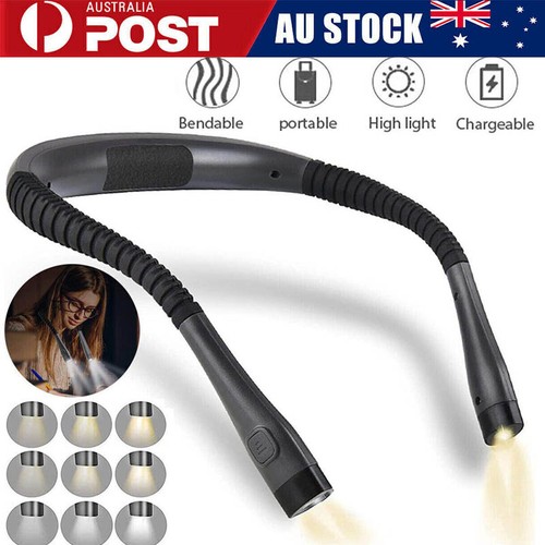 Double Head Flexible Neck Holding Light For Knitting Crocheting LED ...