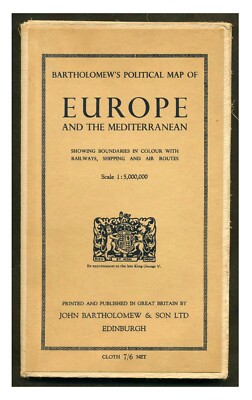 Europe - Bartholomew Map