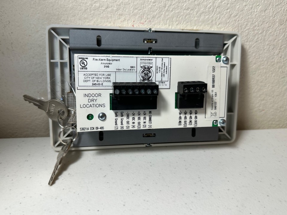 NOTIFIER FDU-80 Fire Alarm Control Panel Annunciator | eBay